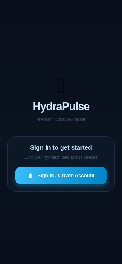 HydraPulse: Water Tracker