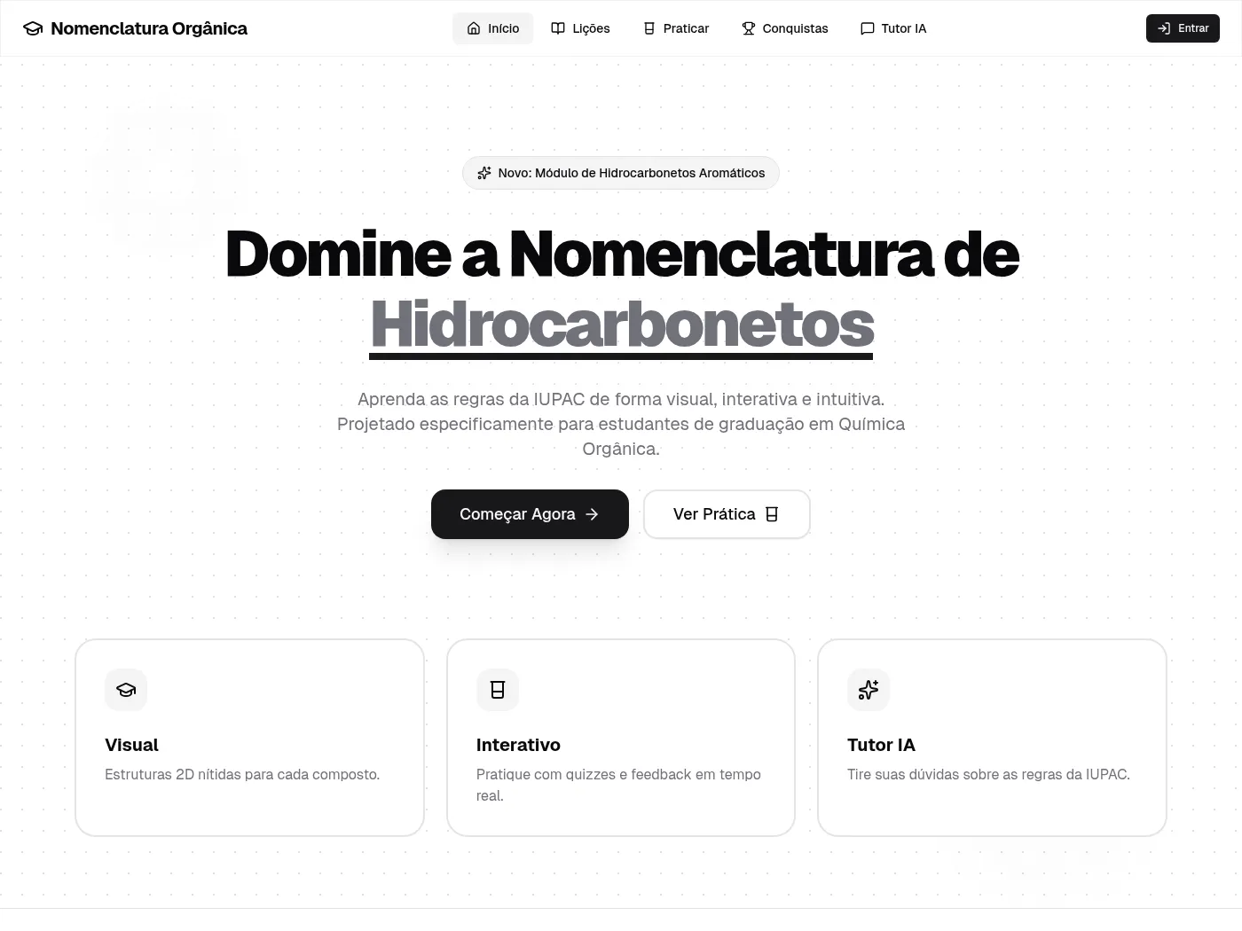 Hydrocarbon Nomenclature Tutor