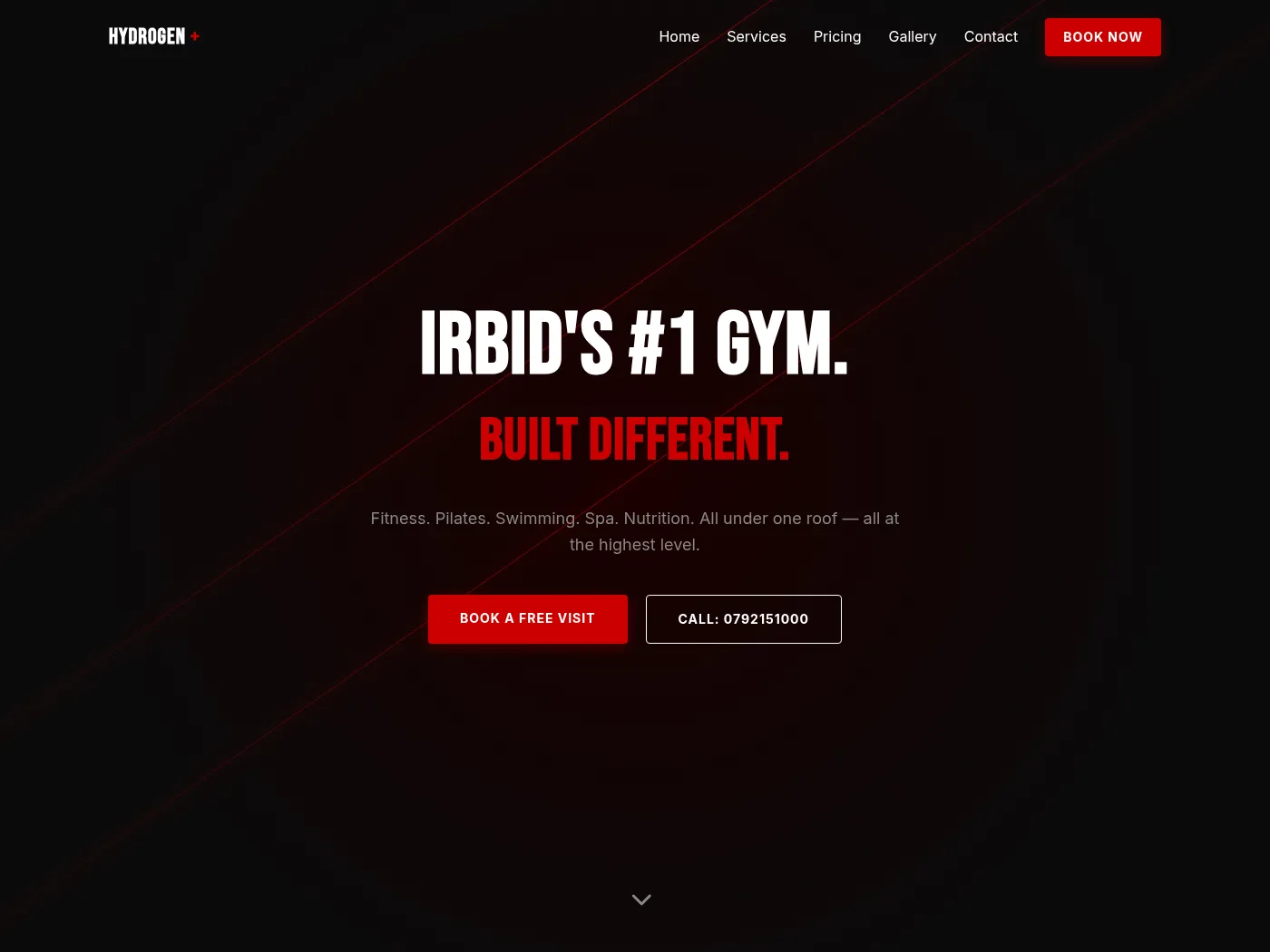 Hydrogen+ Luxury Gym Web