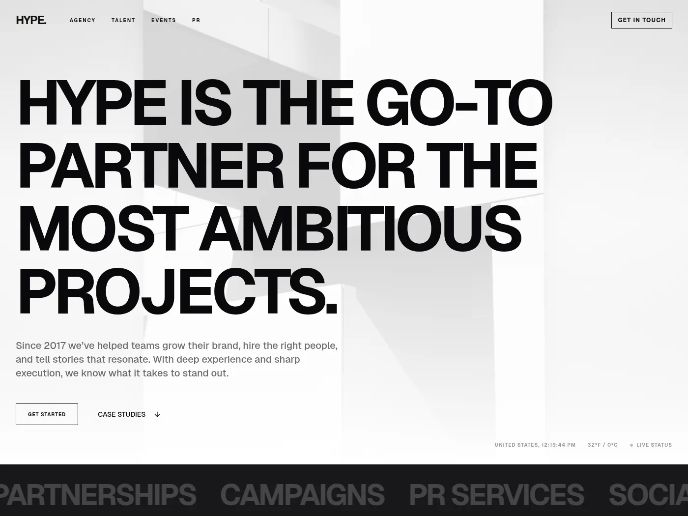 Hype Portfolio Template