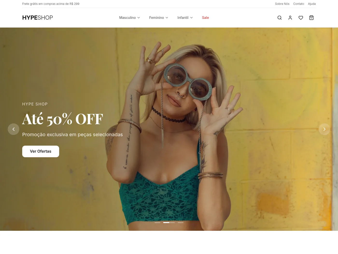 Hype Shop E-Commerce (Remix)
