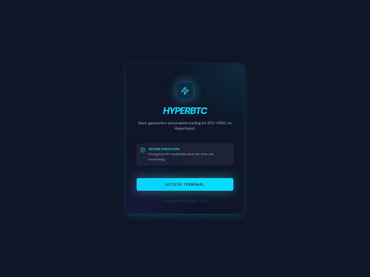 HyperBTC Auto Trader