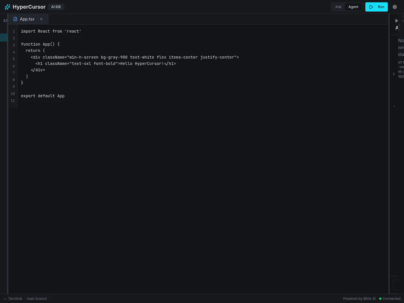 HyperCursor AI IDE