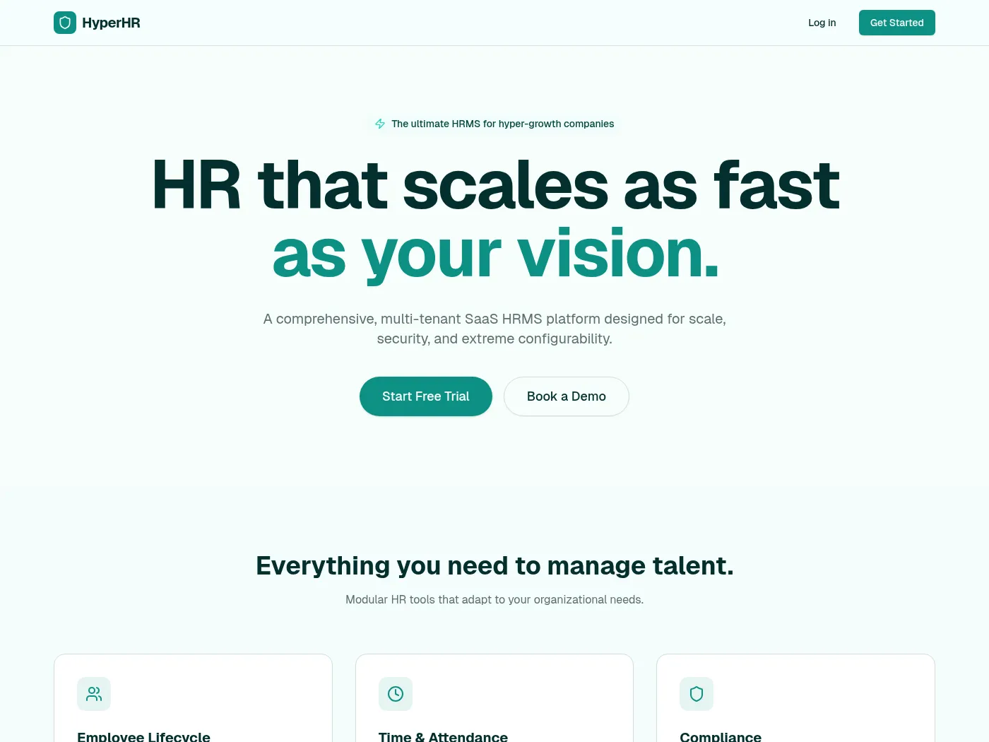 HyperHR SaaS Blueprint