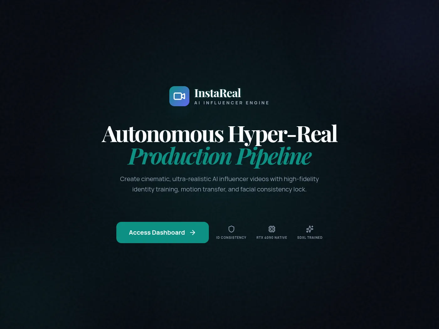 InstaReal AI Influencer Engine