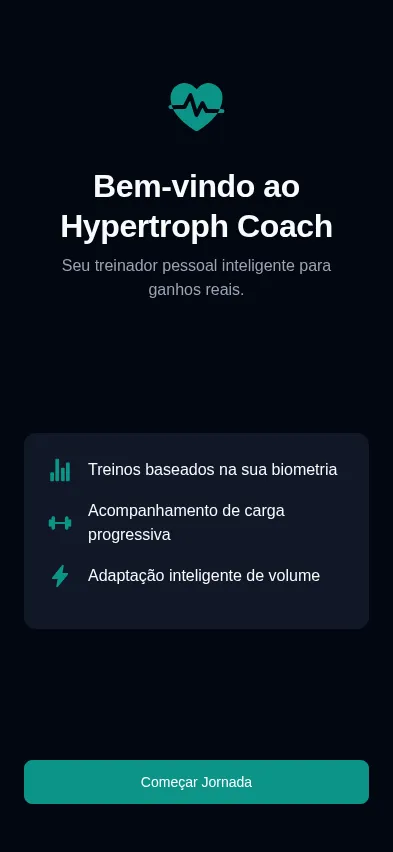 Hypertrophy Coach App