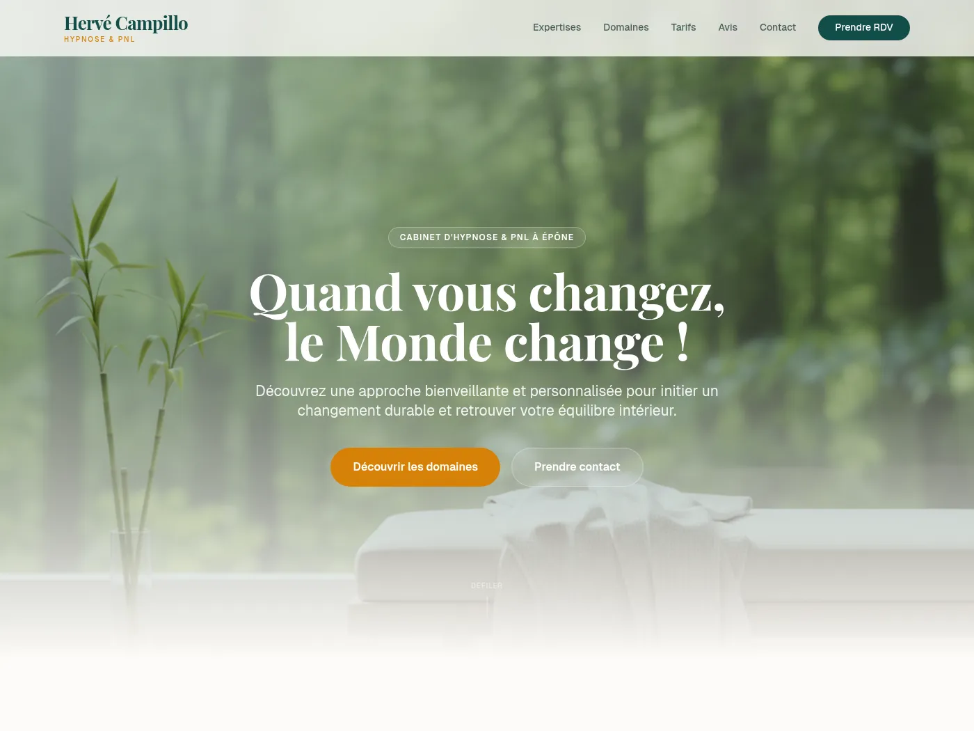 Hypnocare Promo Site