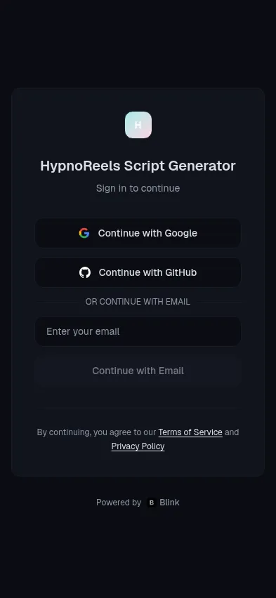 HypnoReels Script Generator