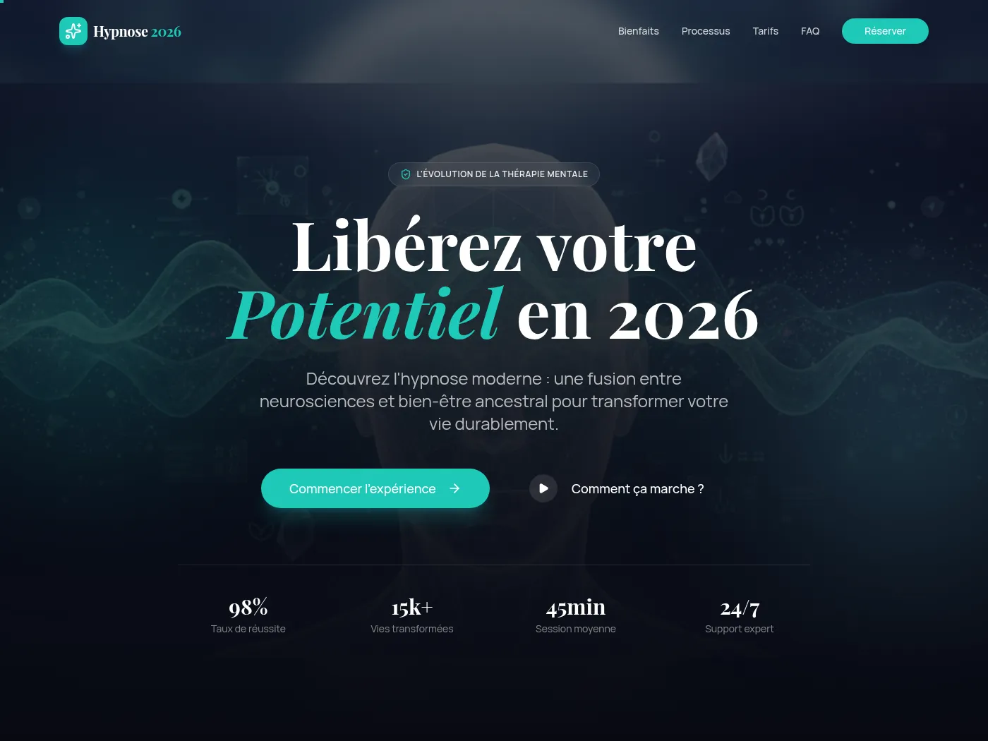 Hypnose 2026 Landing
