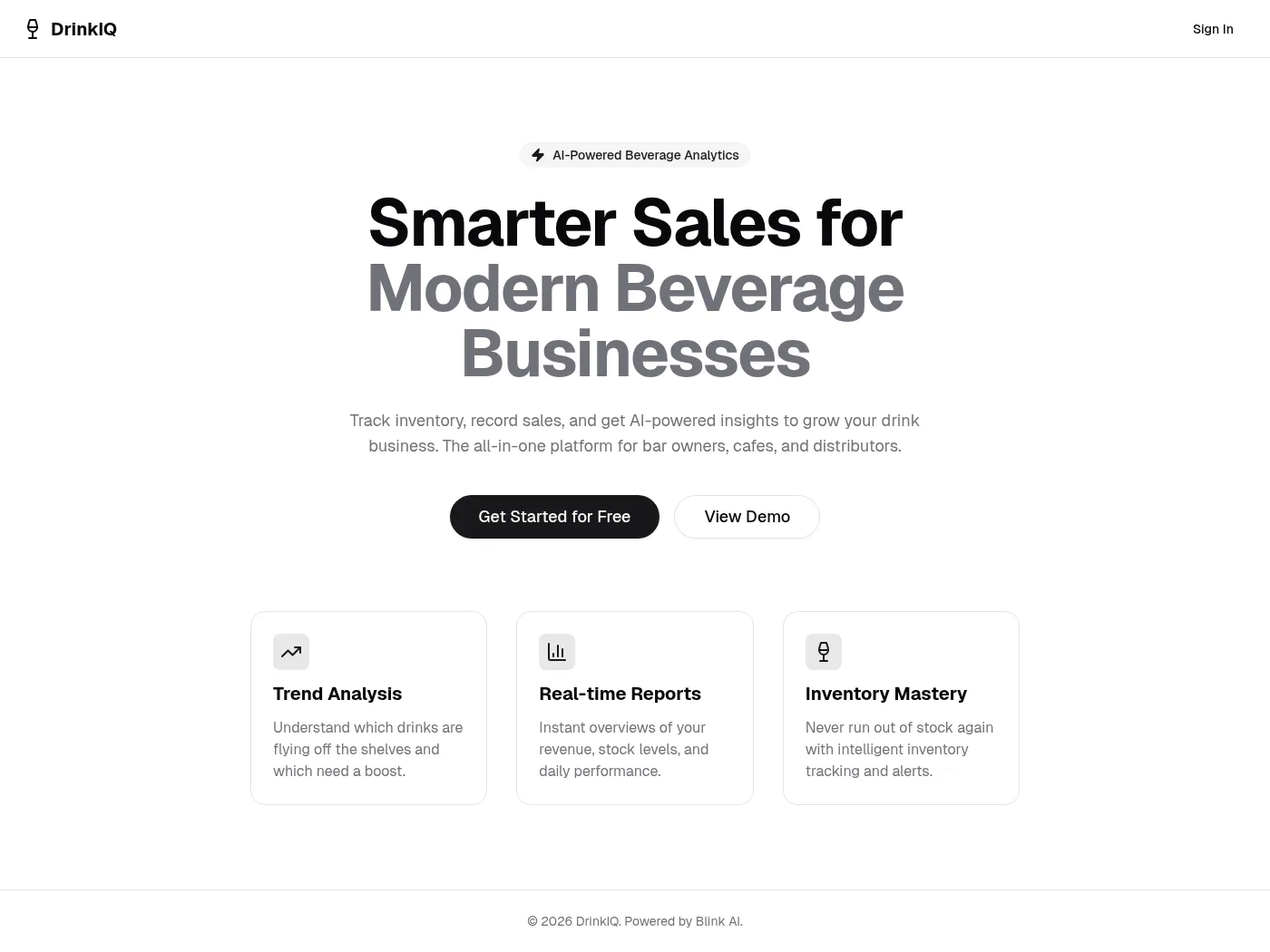 IA Beverage Sales Tracker