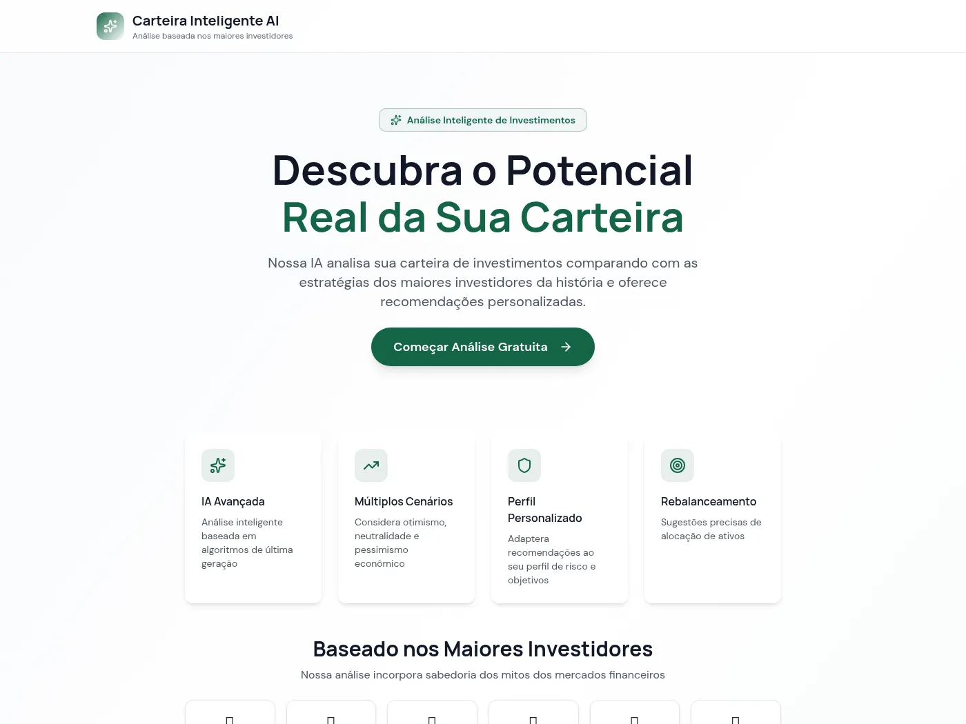 Carteira Inteligente AI