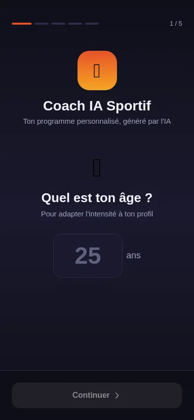 Coach IA Sportif Mobile