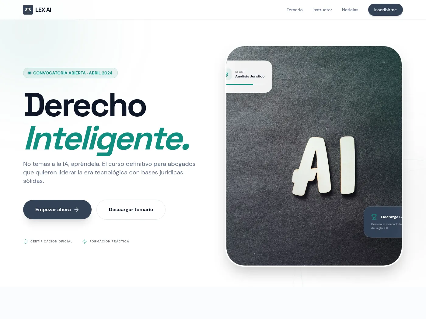 IA y Derecho Web