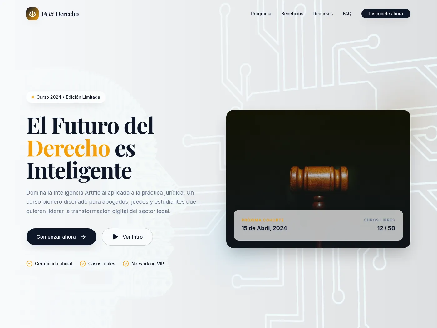 IA y Derecho Web