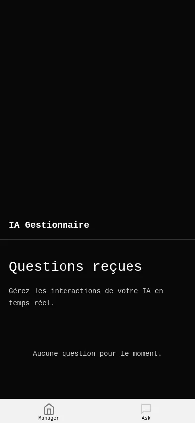 IA Gestionnaire Mobile