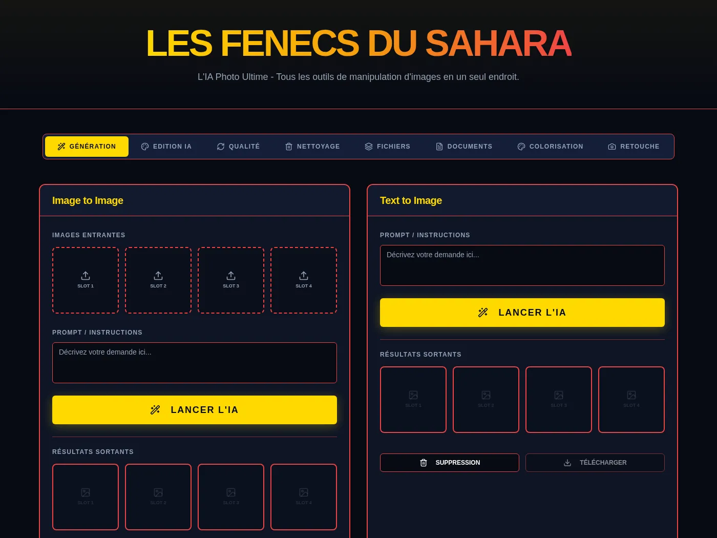 LES FENECS DU SAHARA