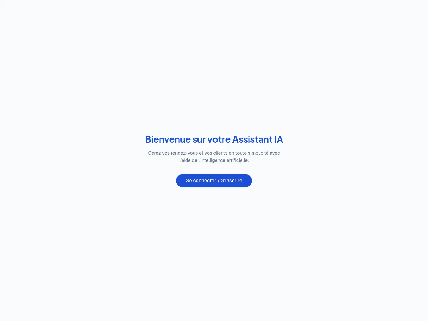 Assistant IA Rendez-vous