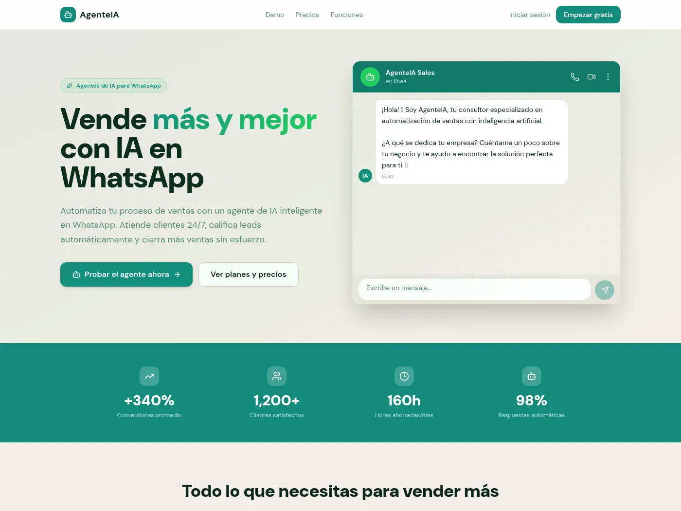 IA Sales WhatsApp Agent