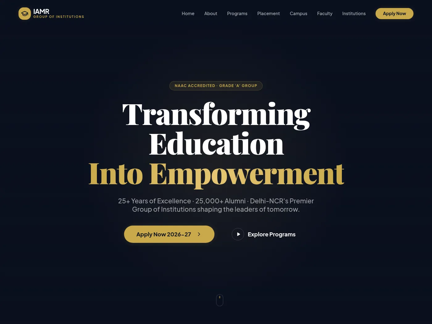 IAMR Elite Academic Site