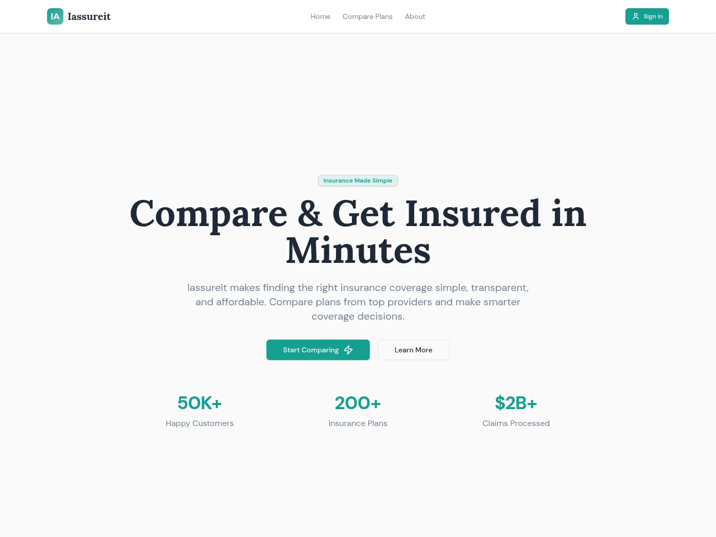 Iassureit Insurance Portal