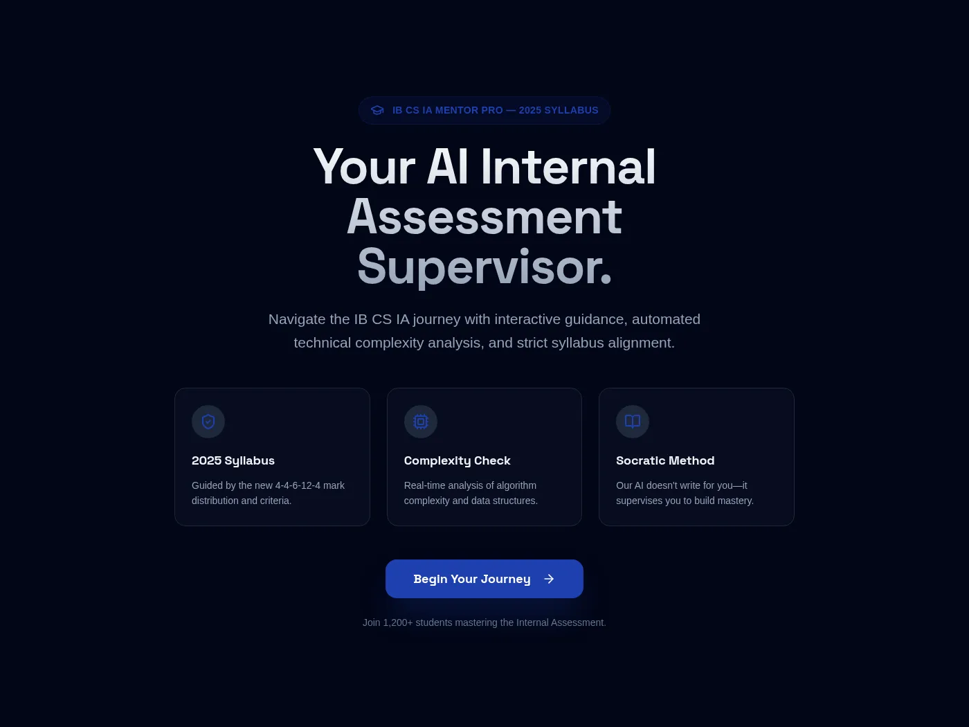 IB IA Mentor Pro