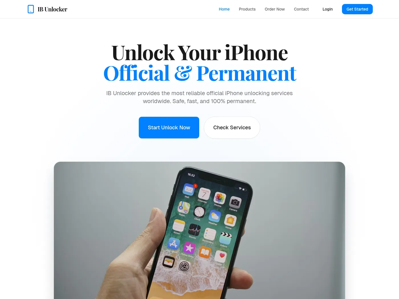 IB Unlocker Web Portal