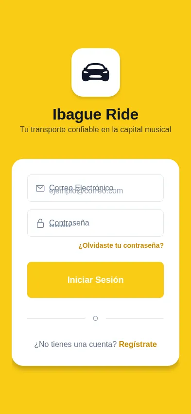 Ibague Ride App