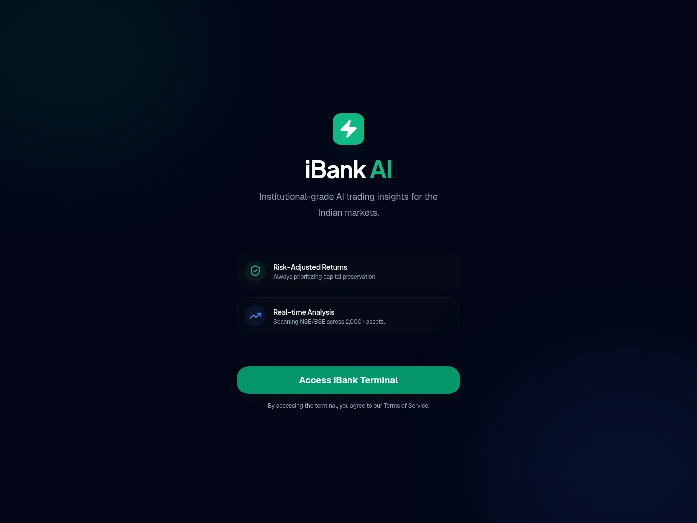 iBank AI Trading Advisor