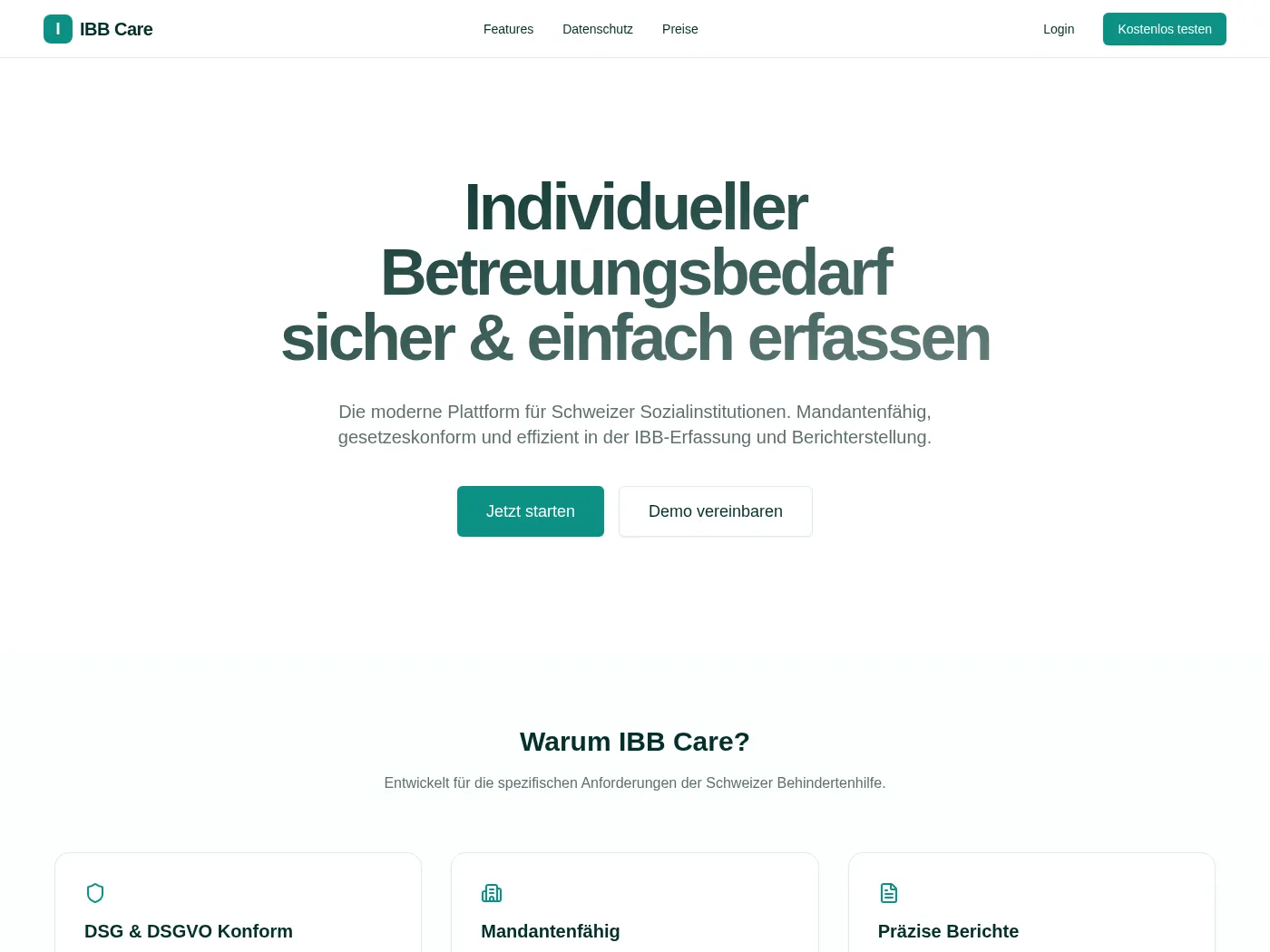 IBB Care Platform