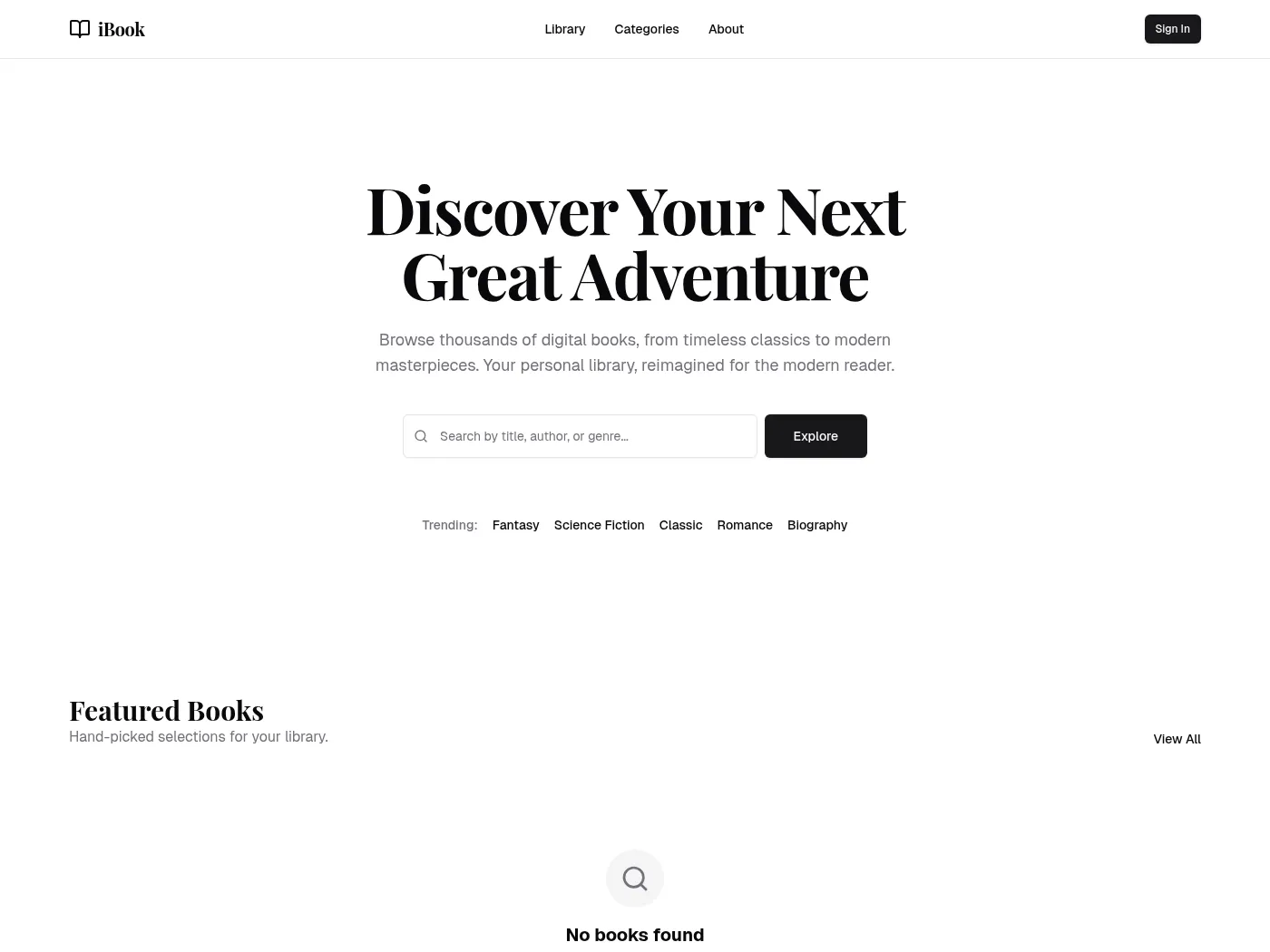 iBook Library