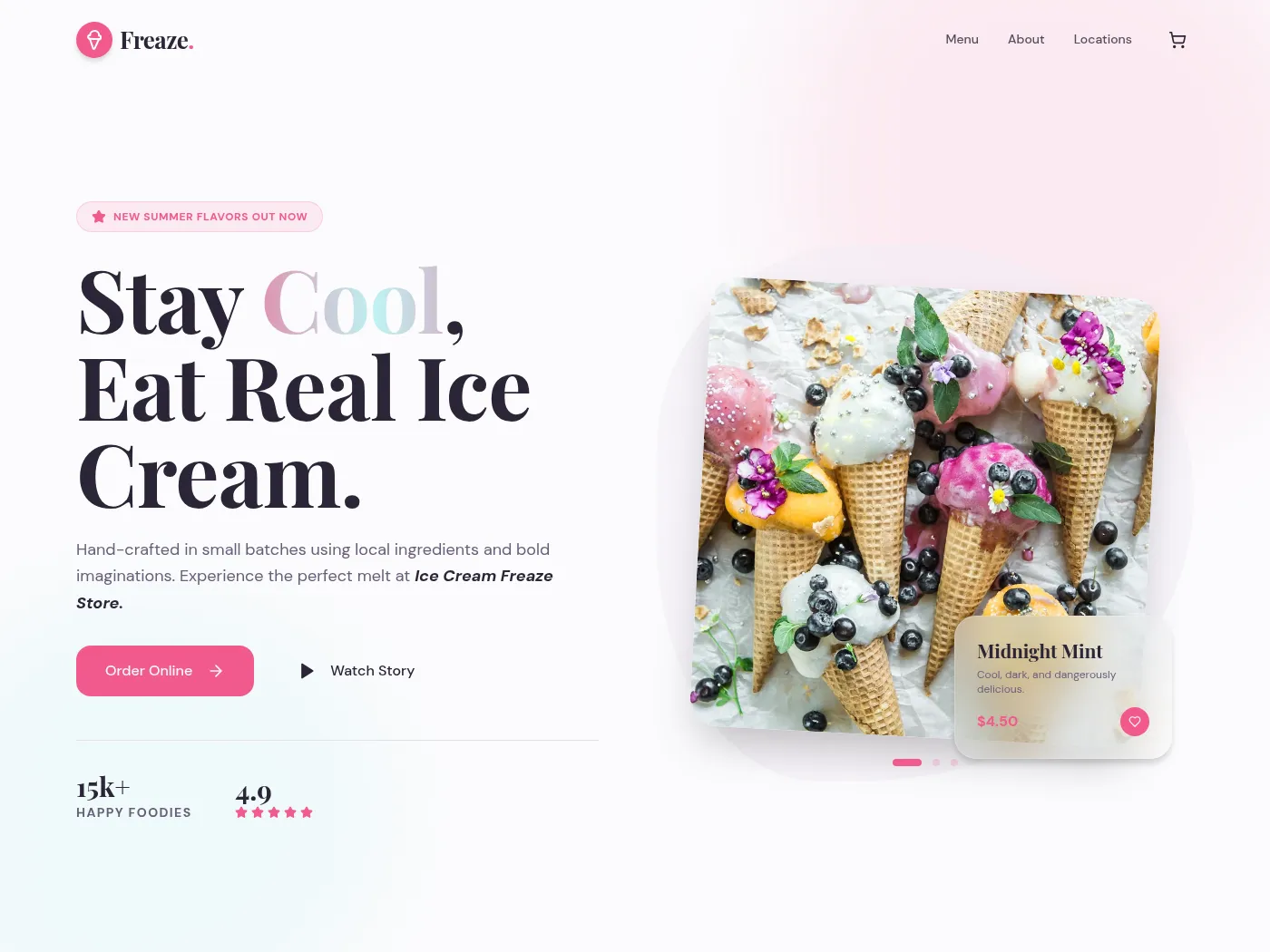 Ice Cream Freaze Store
