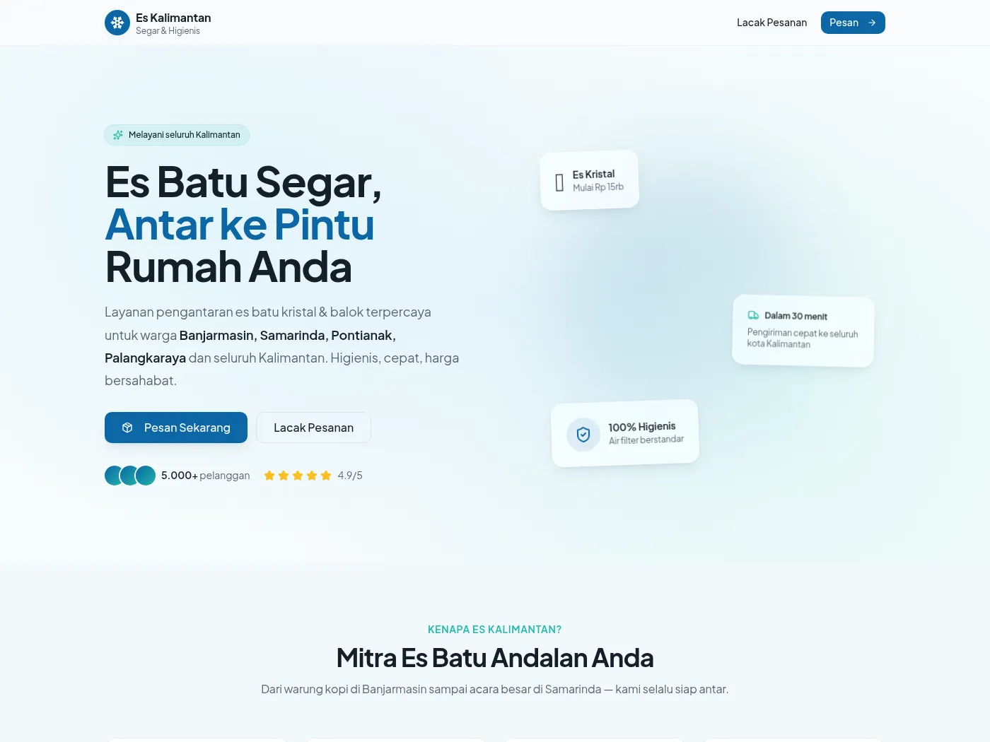 Kalimantan Ice Delivery