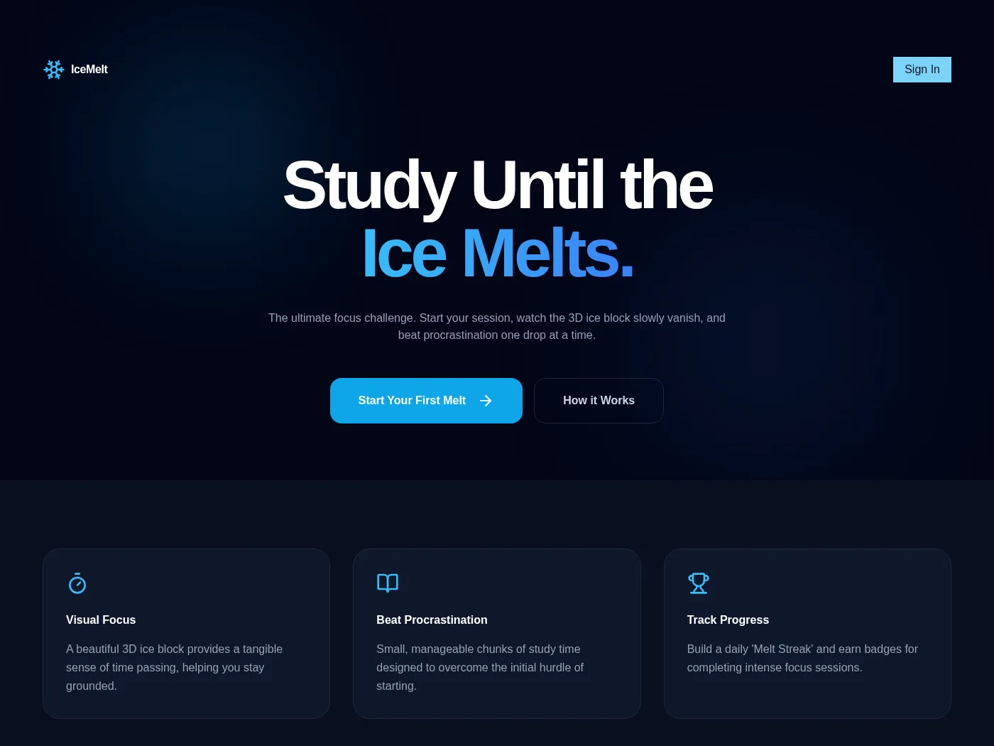 Ice Melt Study Challenge