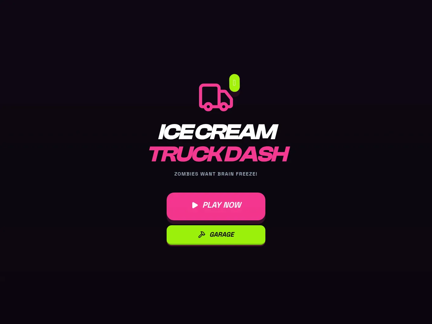 Ice Cream Truck Dash