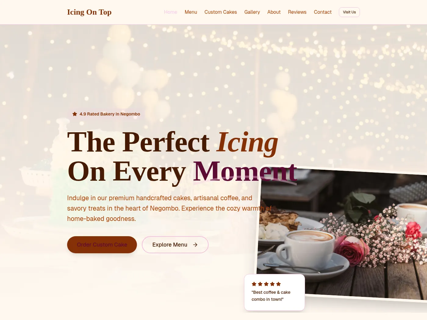Icing On Top Website