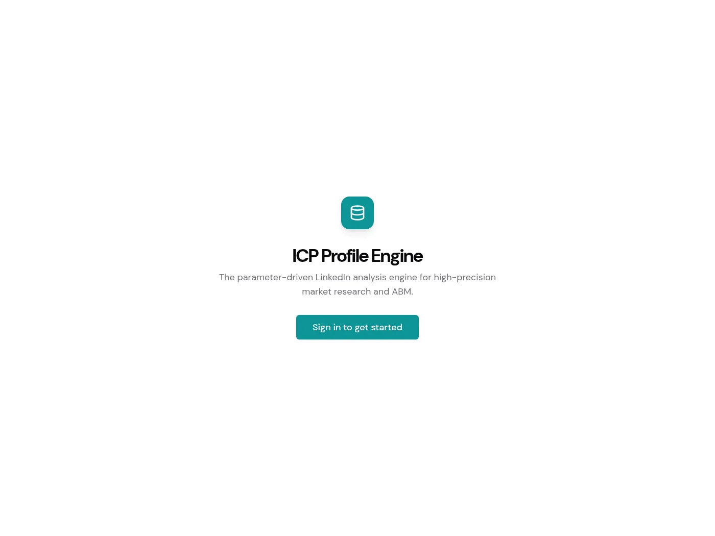 ICP Profile Engine