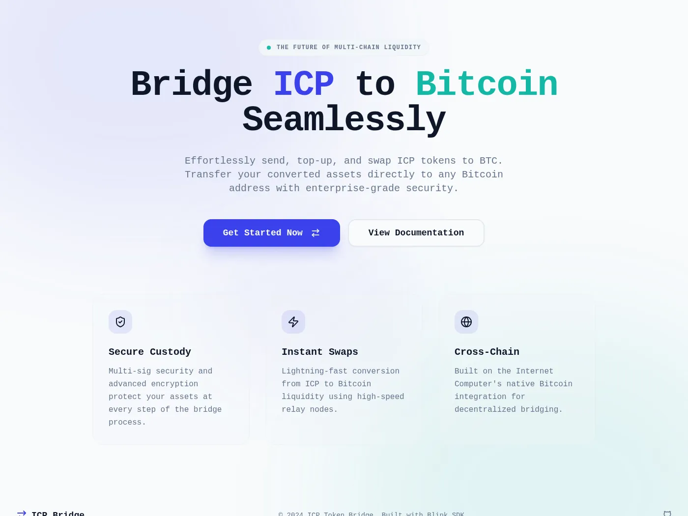 ICP Token Bridge