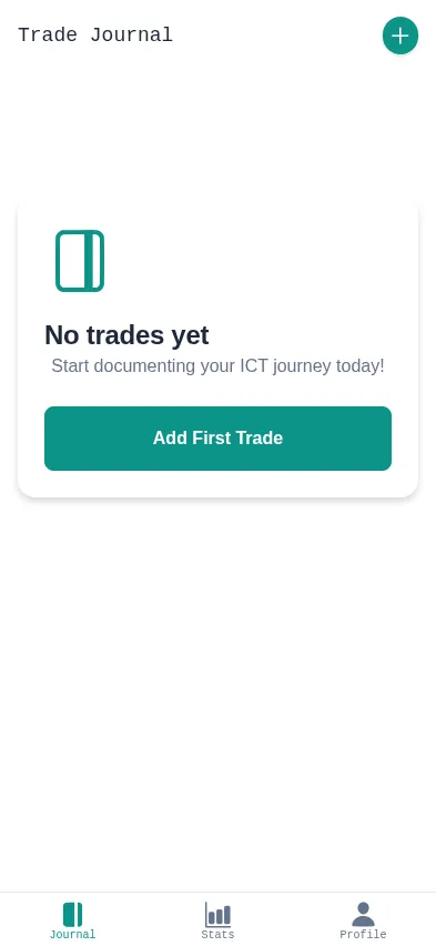 ICT Trading Journal App