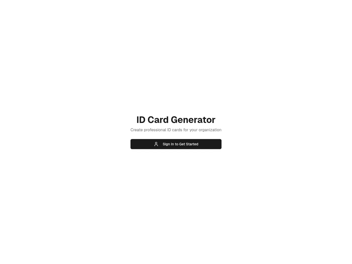 ID Card Generator