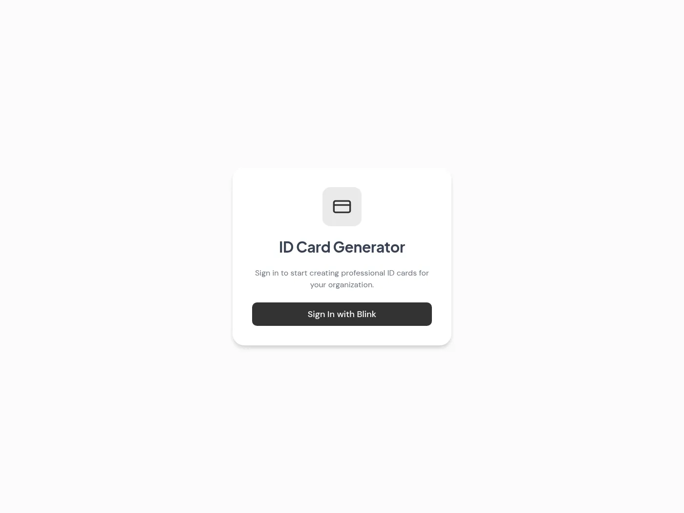 ID Card Generator