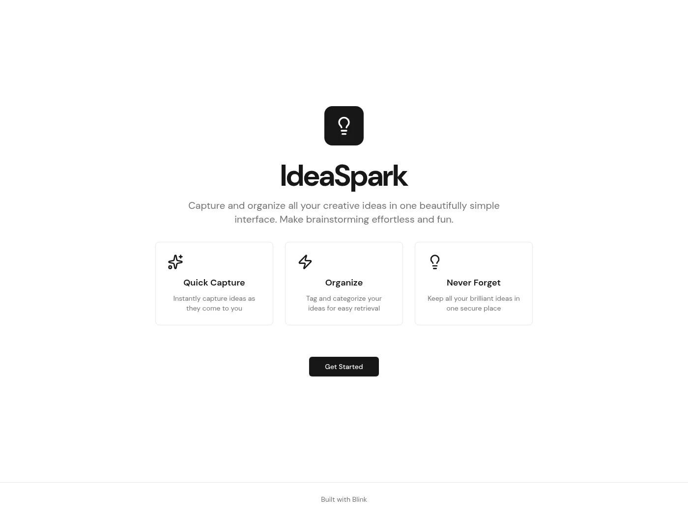 IdeaSpark App