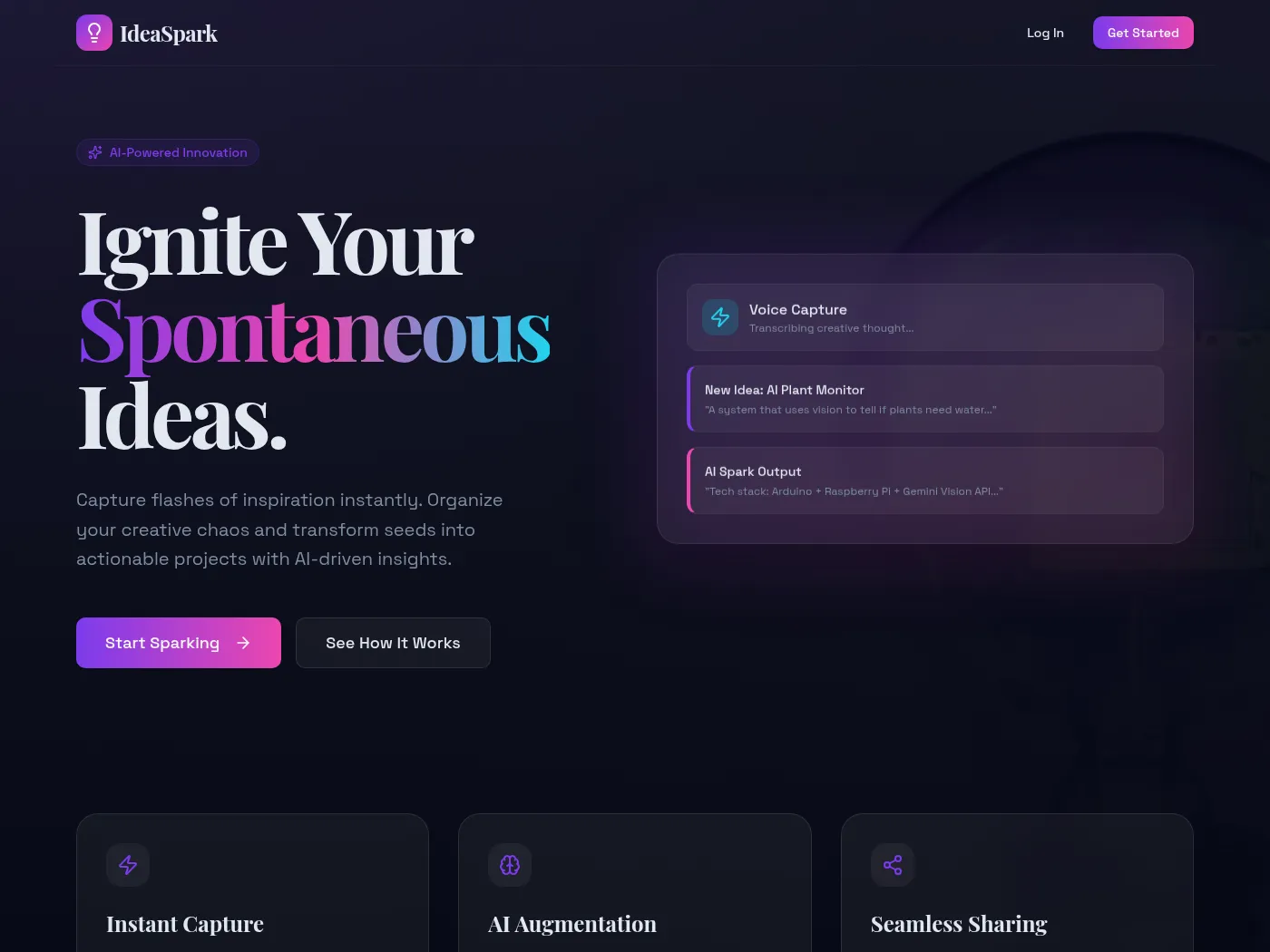 IdeaSpark App