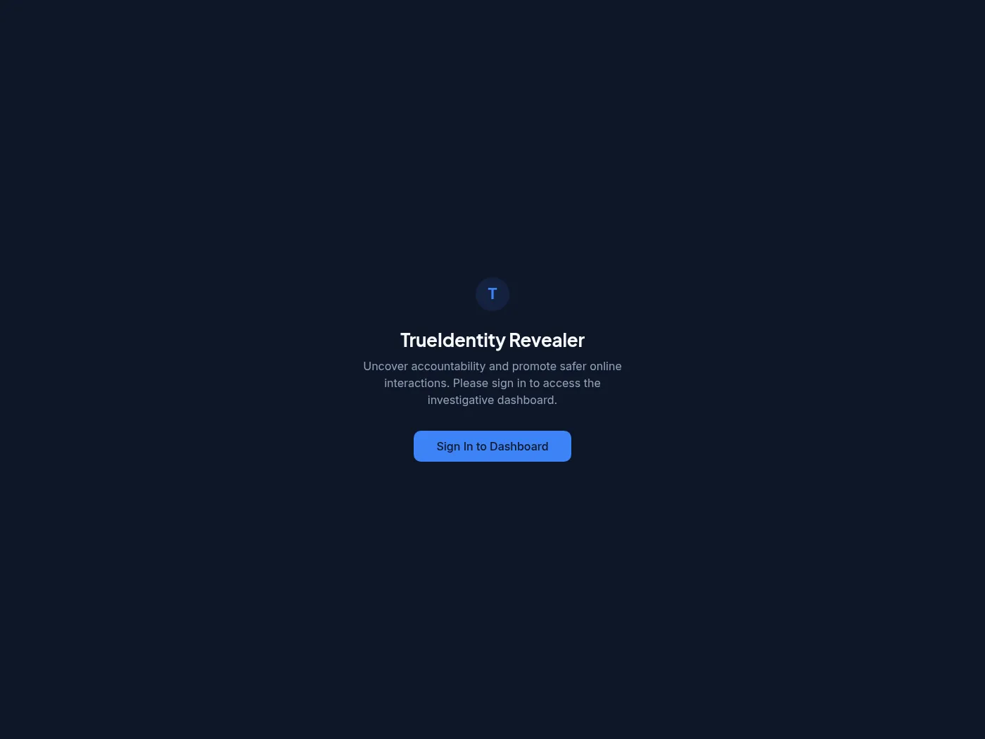 TrueIdentity Revealer