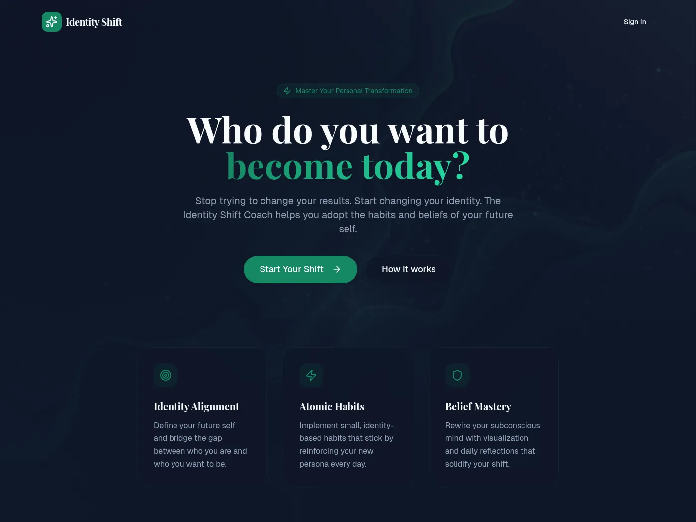 Identity Shift Coach