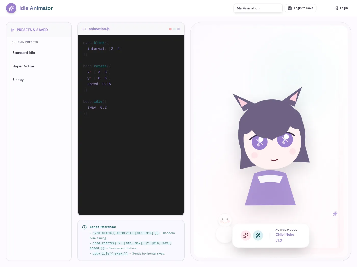 Idle Character Animation