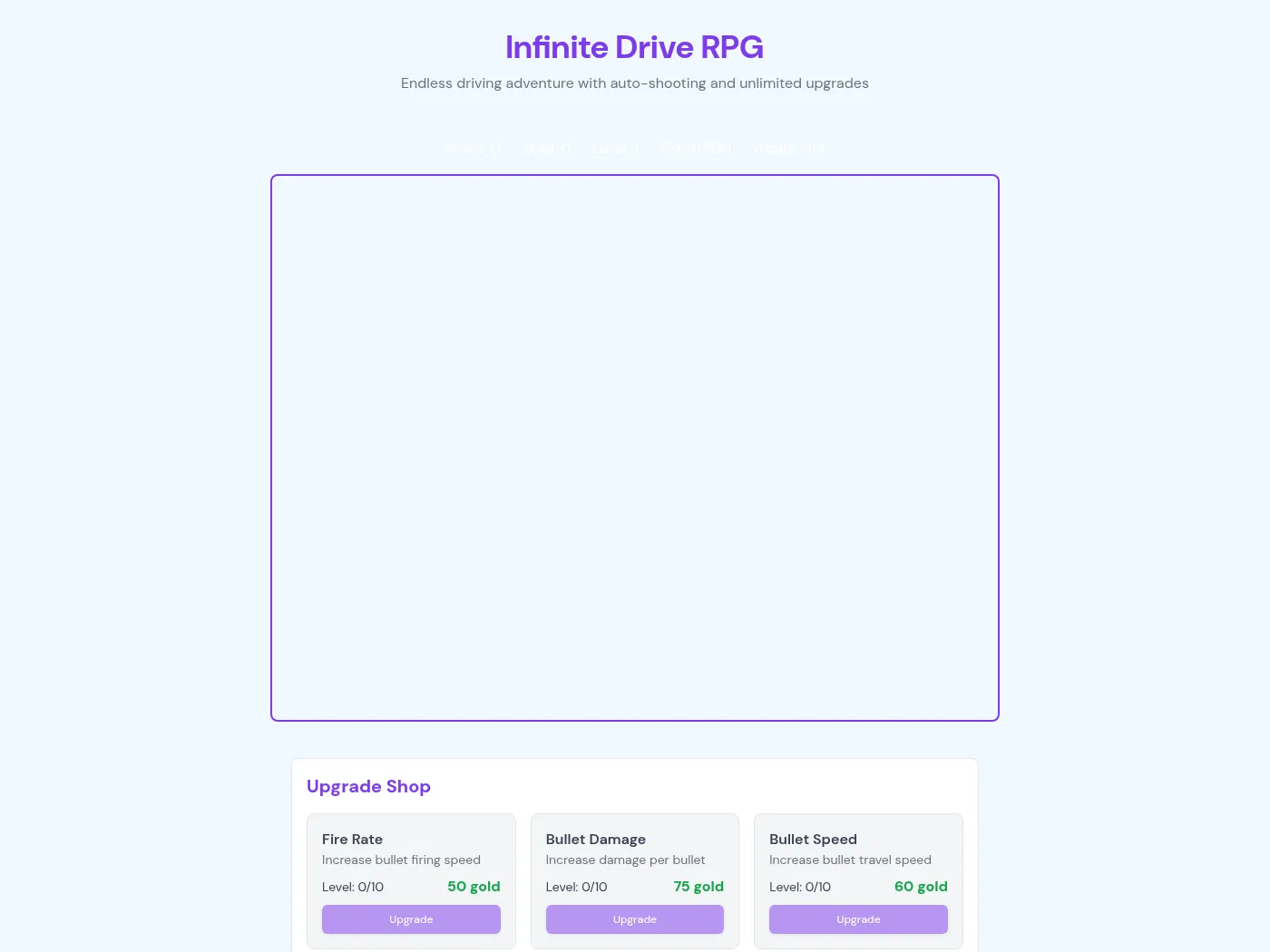 Infinite Drive RPG