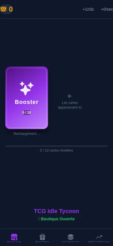 Idle Card Shop Clicker