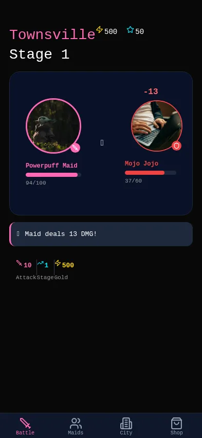 Powerpuff Maid Idle RPG