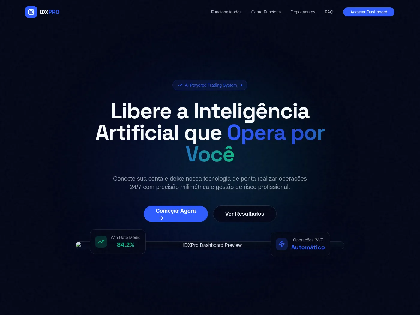 IDXPro Dashboard