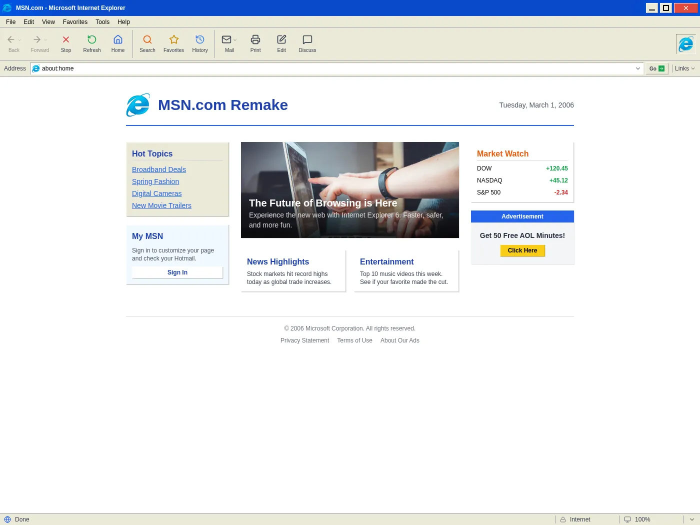 IE Retro Browser